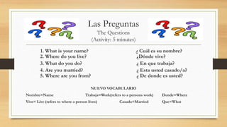 5 Basic Questions | PPT