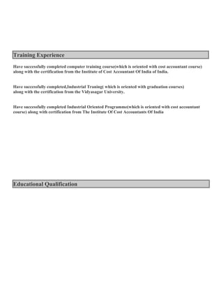 CV_OF_DIBYENDU_SAMANTA | DOC | Business Accounting & Finance | Business