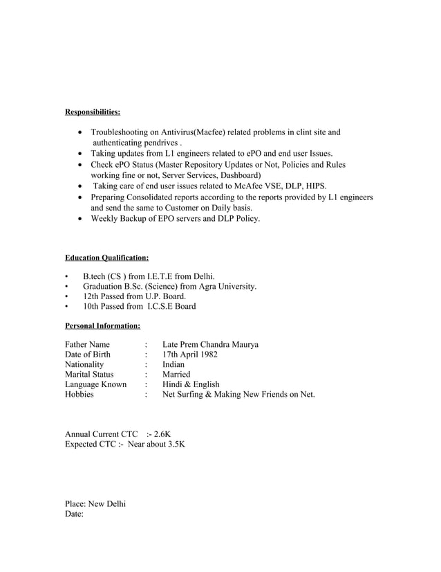 SUSHIL UPDATED RESUME | DOC