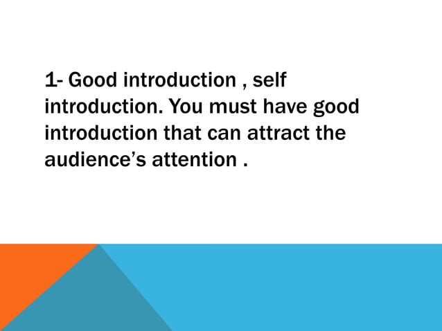 How to make good Presentation | PPT