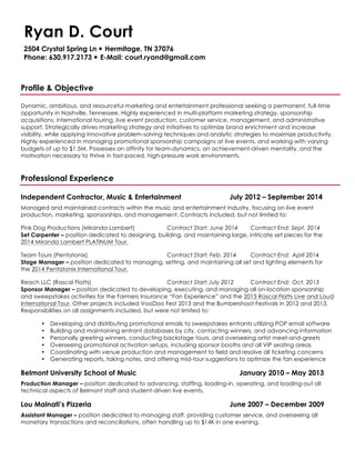 Ryan NEW Resume | PDF
