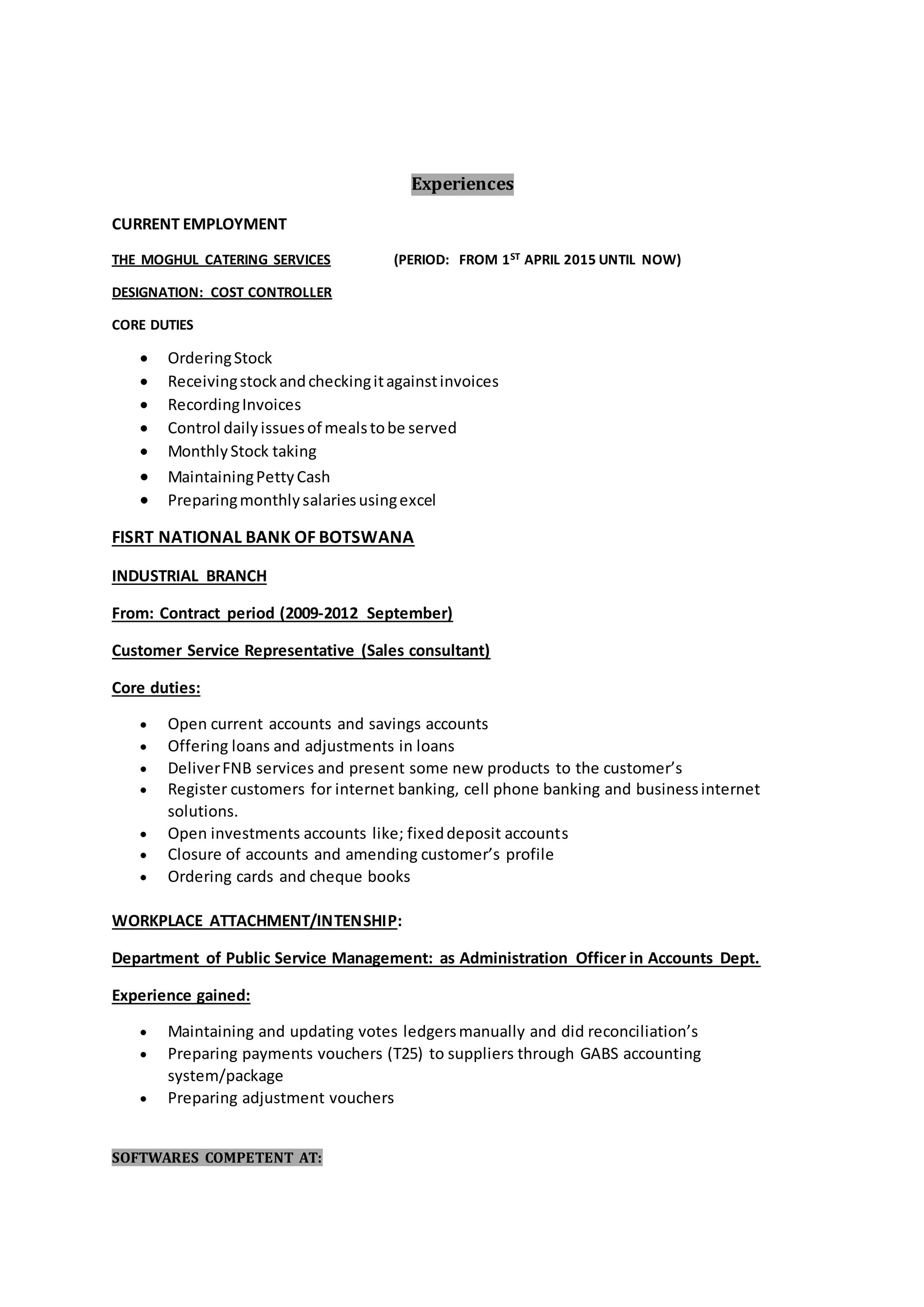Curriculum vitae peter | DOCX