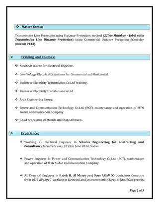 CV-Electrical Engineer (1) | DOCX