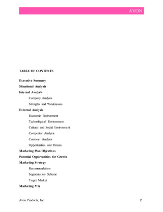 Avon | DOCX | Skin Care | Beauty