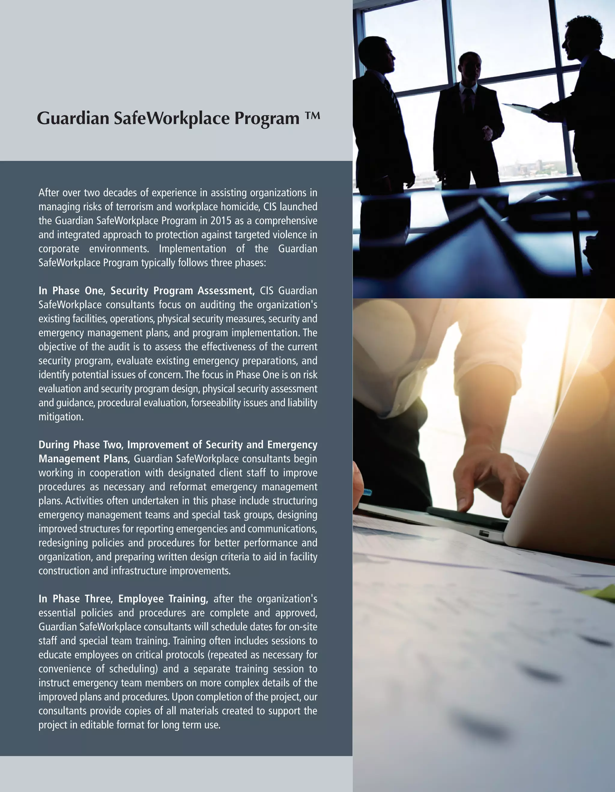 CIS Security Risk Mgmt Solutions Brochure | PDF