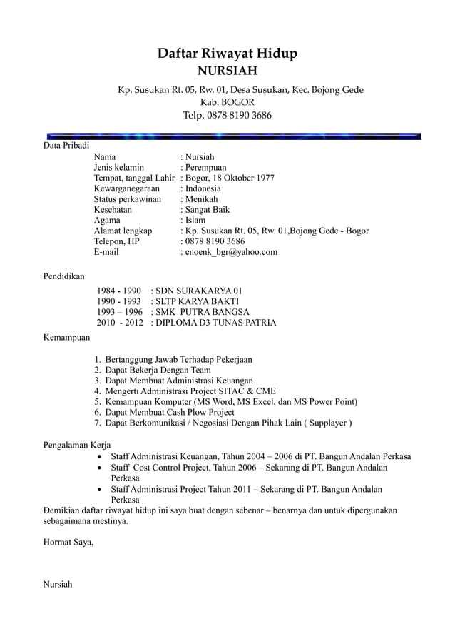 CURICULUM VITE | DOCX