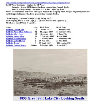 Caleb Clark Baldwin & Ann Eliza Robinson | PDF