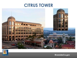 Downtown Redevelopment - City of Riverside | PPTX | Hotel Properties ...