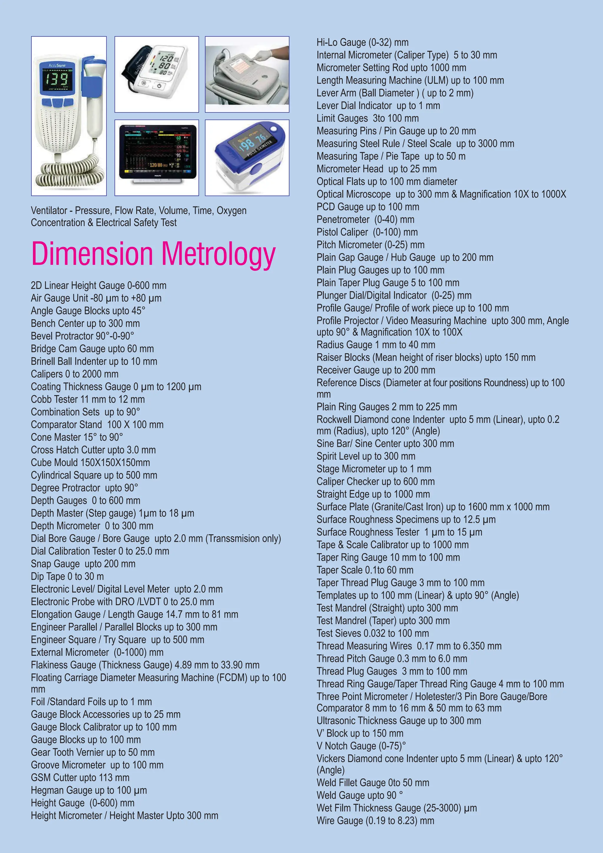 Calibration Laboratory In India - FARE Labs Pvt. Ltd. | PDF