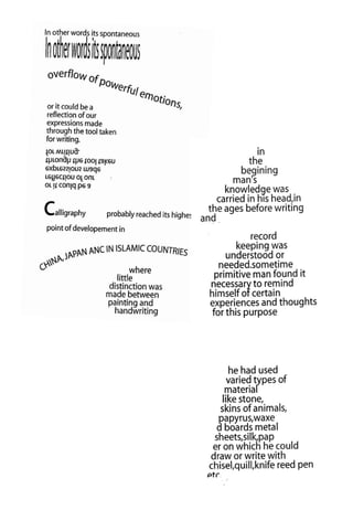2 calligraphy is the mother of typography by ranjan r. i. joshi | PDF