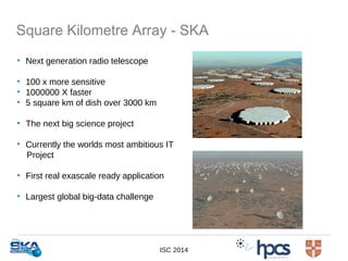 The SKA Project - The World's Largest Streaming Data Processor | PPT