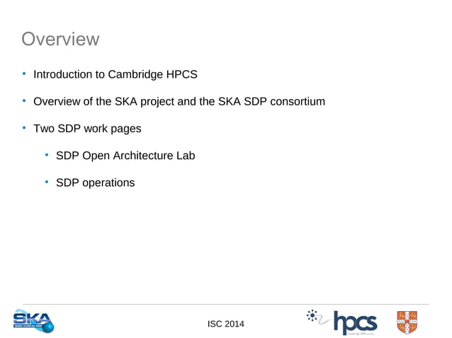 The SKA Project - The World's Largest Streaming Data Processor | PPT