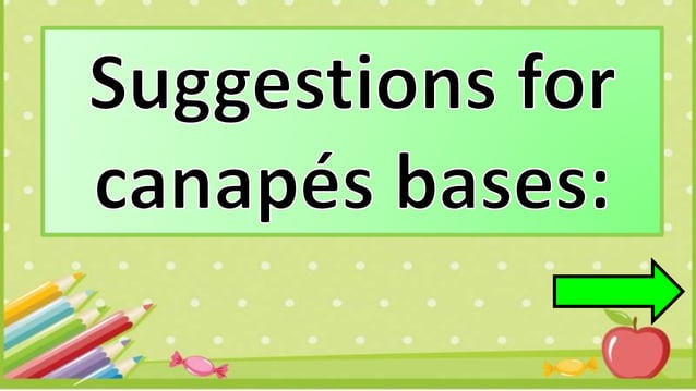 Canapes by Mary Krystle Dawn D. Sulleza | PPTX | Desserts and Baking ...