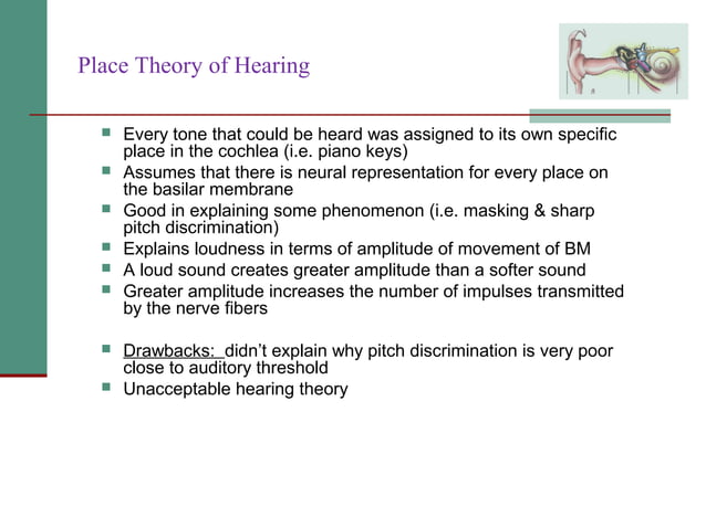 2(c) anatomy and physiology of the peripheral and central auditory ...