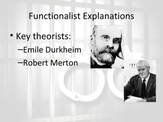Crime and Deviance - Functionalist Approach | PPT