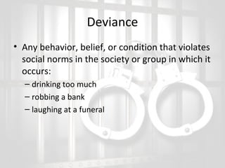 Crime and Deviance - Functionalist Approach | PPT