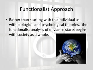 Crime and Deviance - Functionalist Approach | PPT