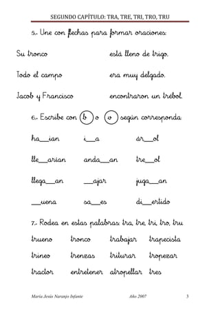 Sílabas Tra Tre Tri Tro Tru PDF, 49% OFF