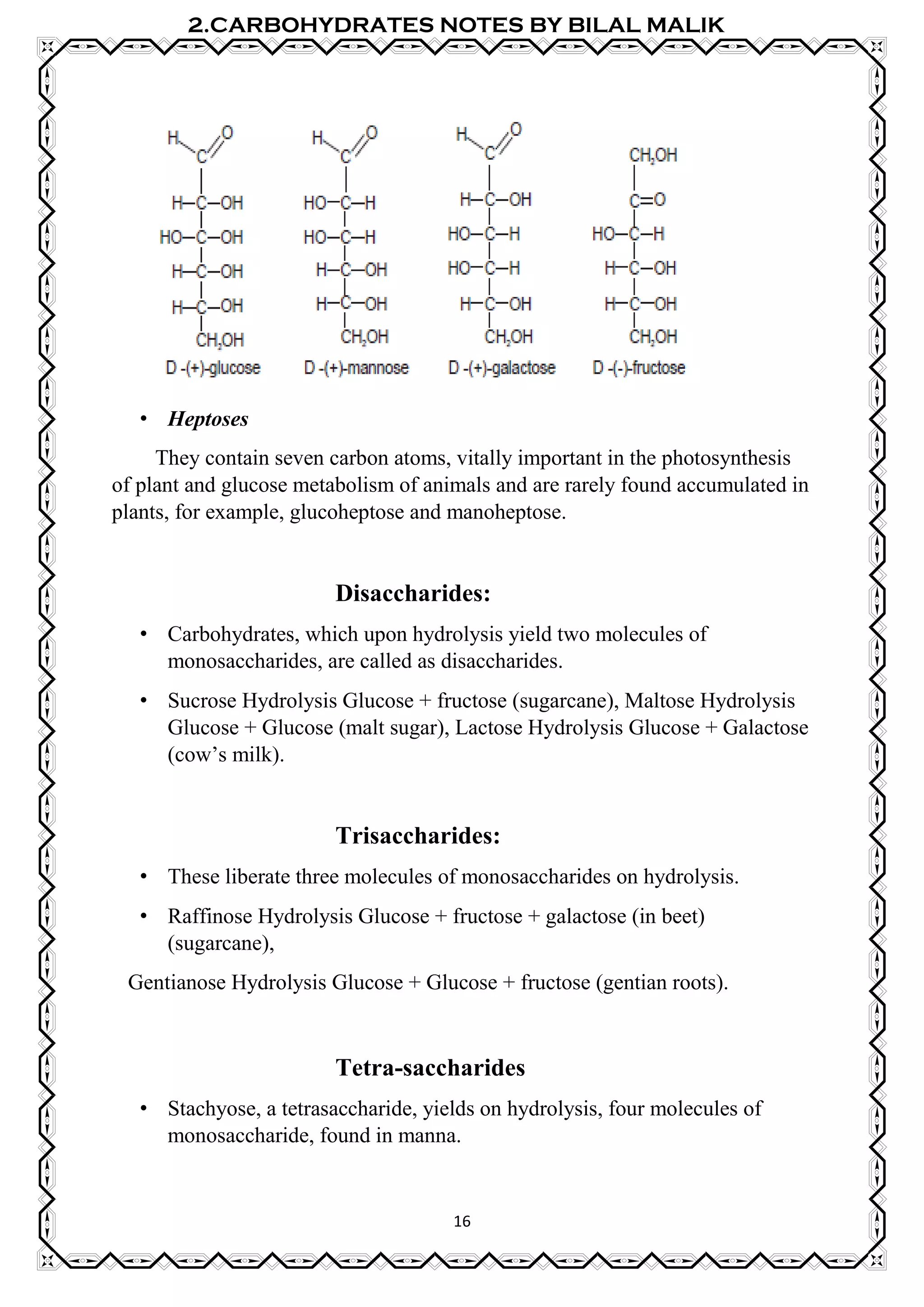 2 carbohydrates | PDF
