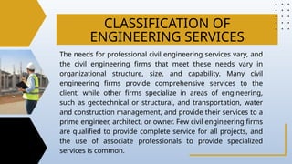 CAREERS AND CLASSIFICATION OF SERVICES IN CIVIL ENGINEERING.pptx