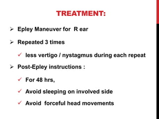 2casepresentationpvertigo | PPTX