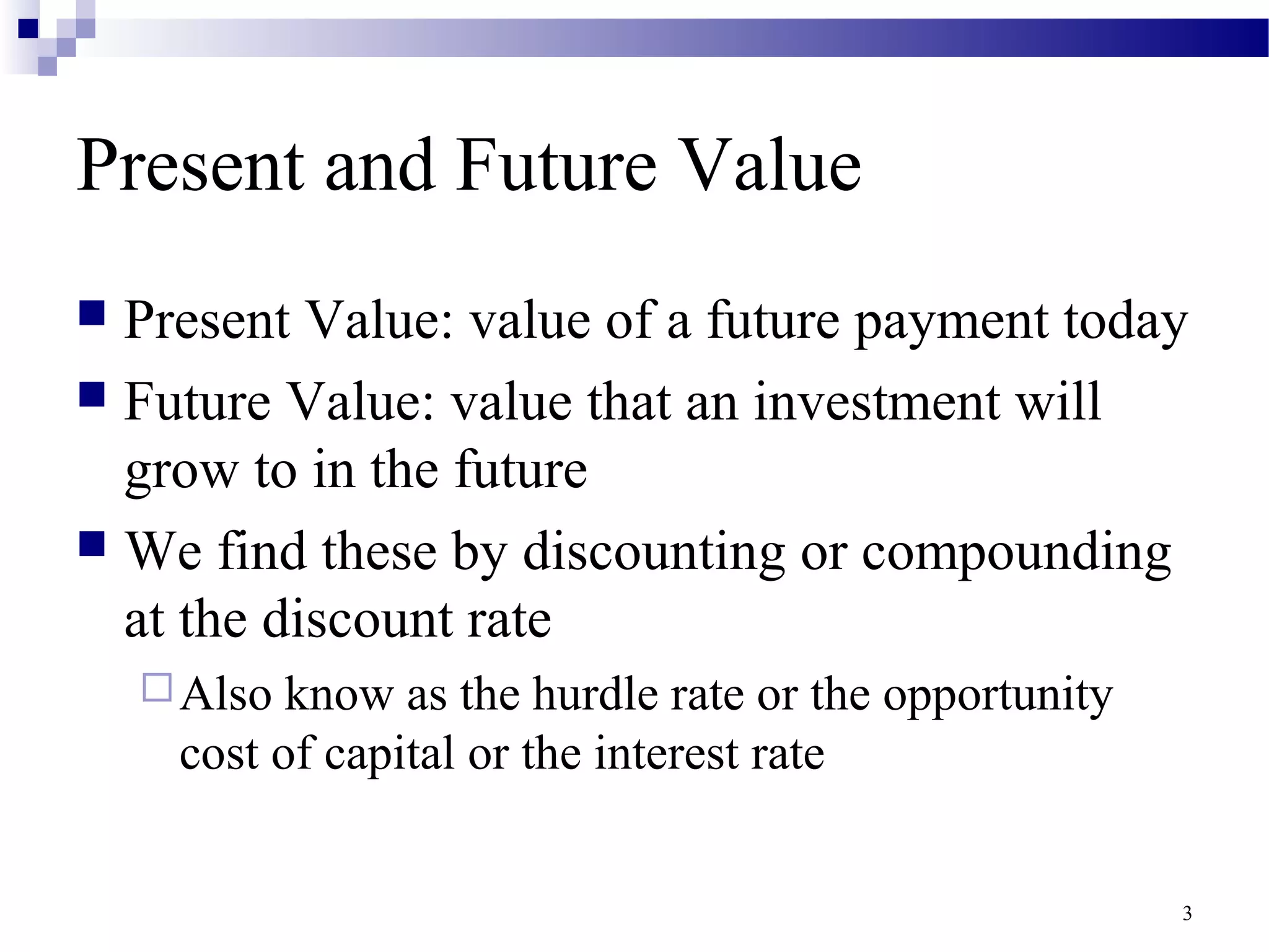 Discounted cash flow valuation | PPT