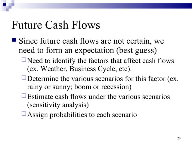Discounted cash flow valuation | PPT