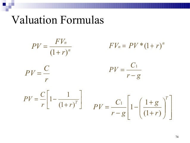 Discounted Cash Flow Formula