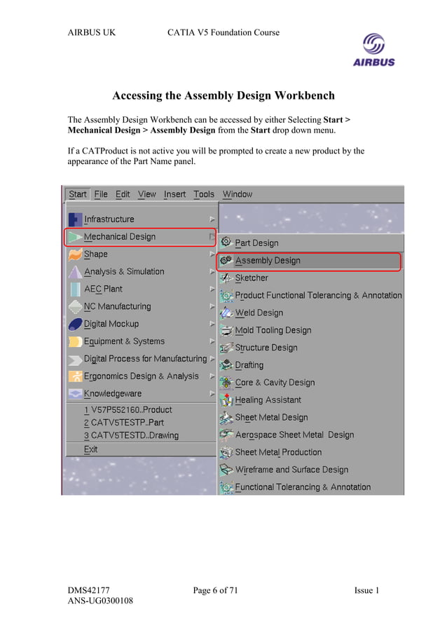 (2) catia v5 assembly design | PDF