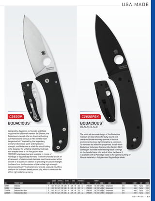 Catalogo Spyderco 2024 gama completa Spyderco | PDF