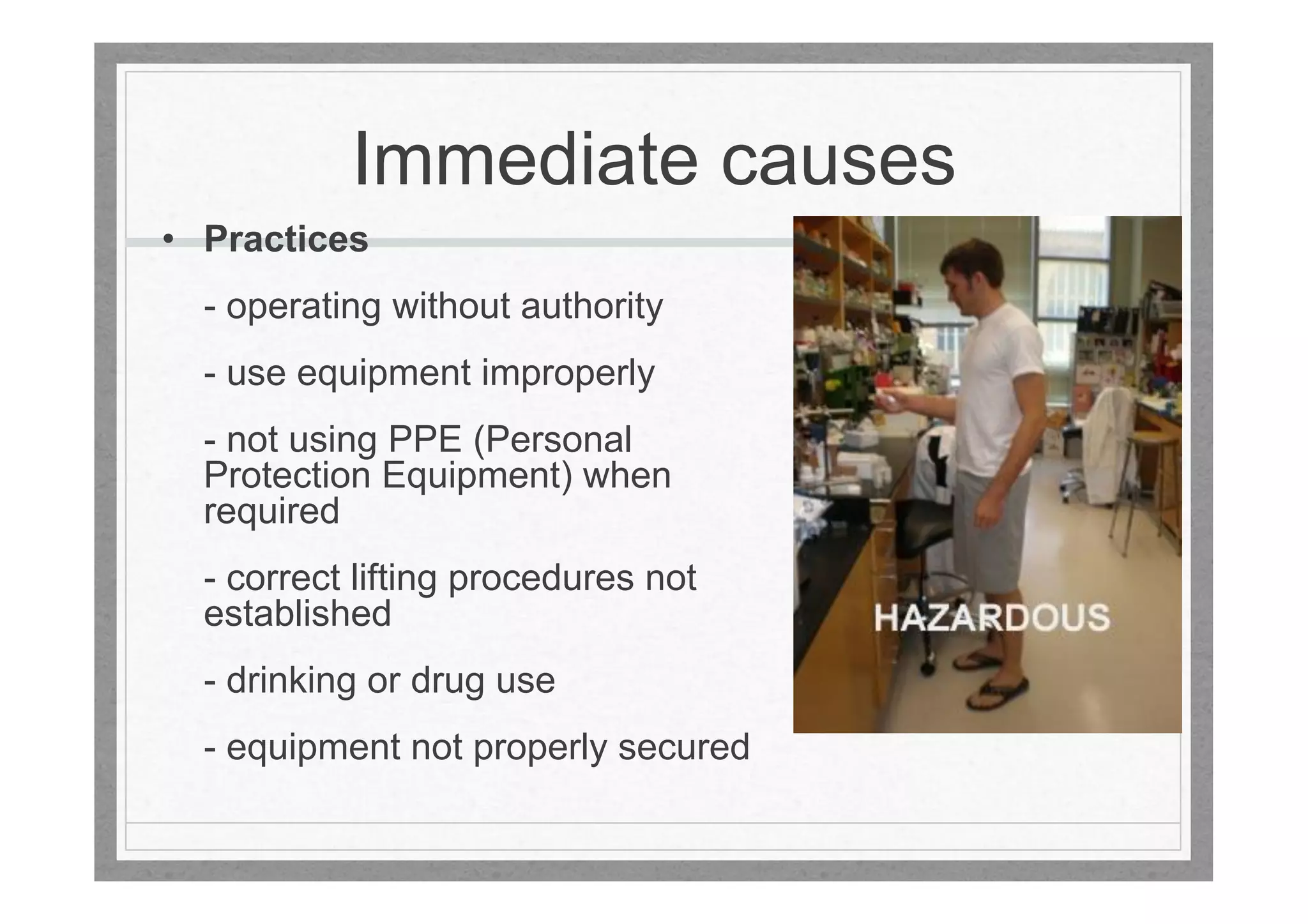 Causes of accidents | PDF