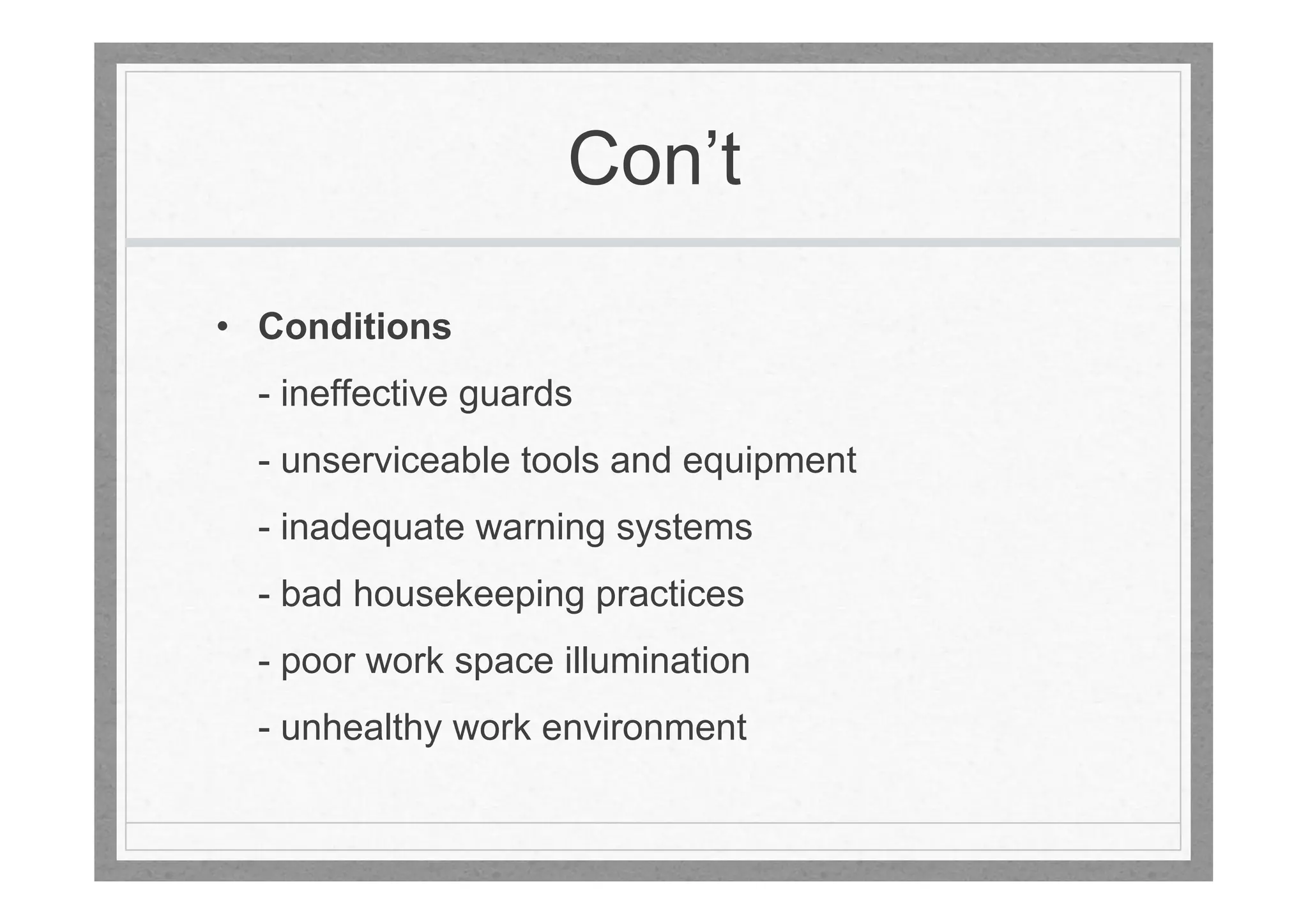 Causes of accidents | PDF
