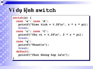 2 Cau Truc Dieu Khien | PPT