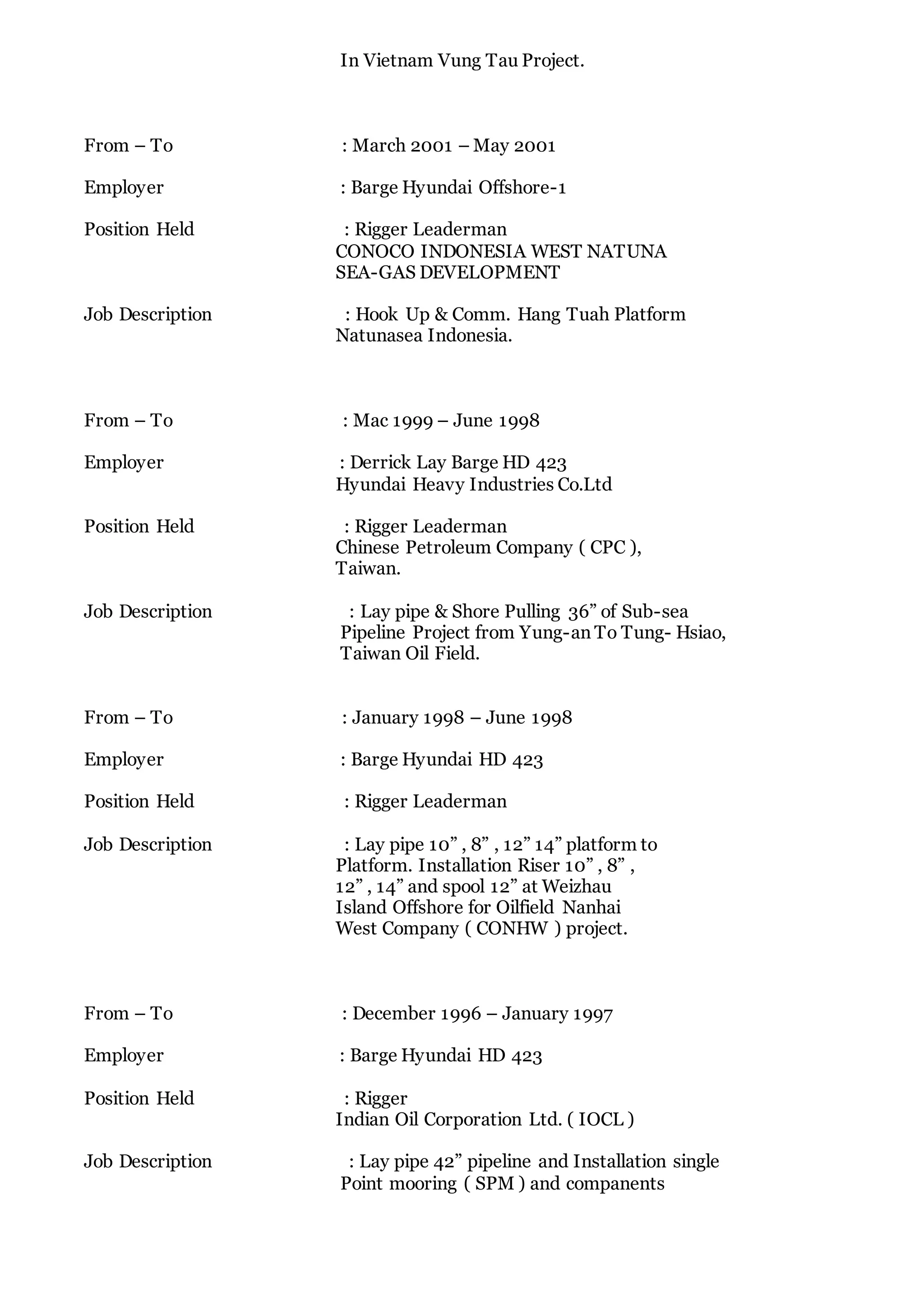 Andrew-CV Crane Operator | DOCX