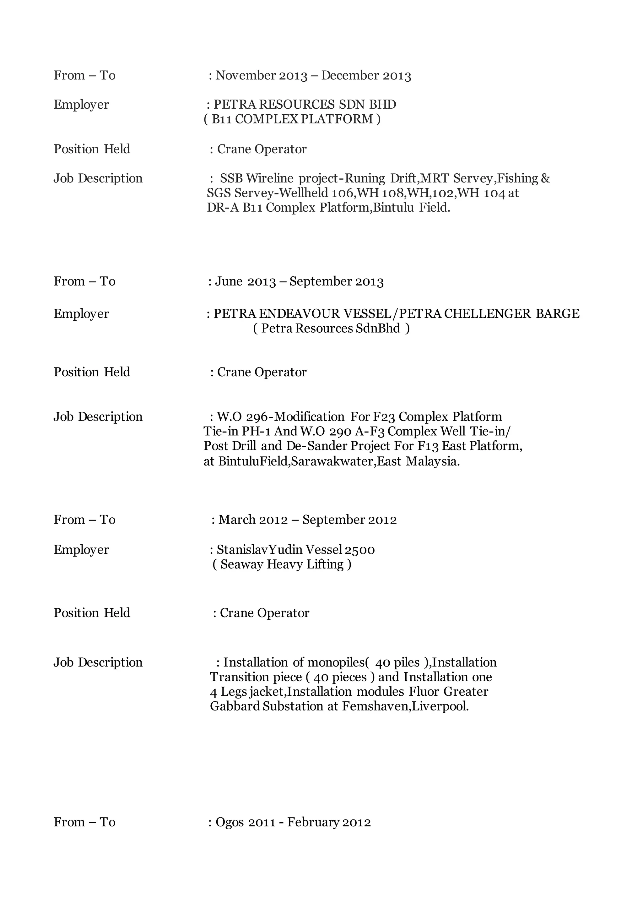 Andrew-CV Crane Operator | DOCX