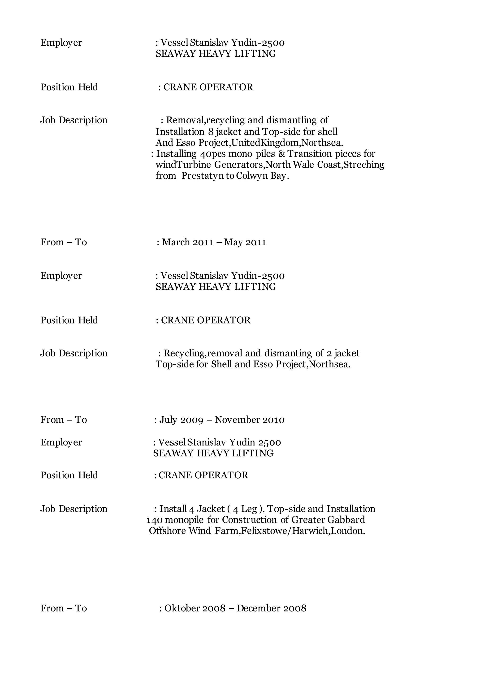 Andrew-CV Crane Operator | DOCX