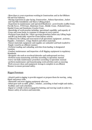 Andrew-CV Crane Operator | DOCX