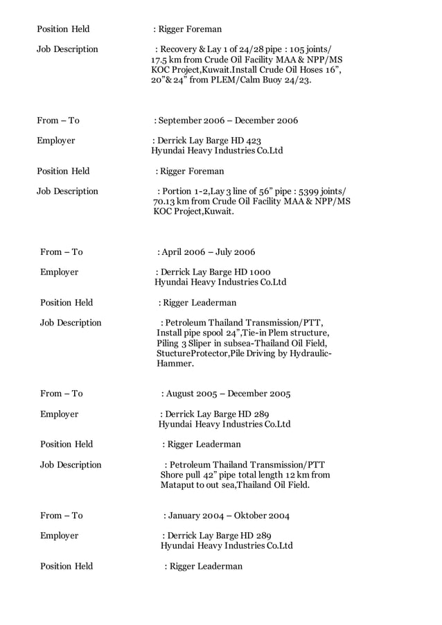 Andrew-CV Crane Operator | PDF