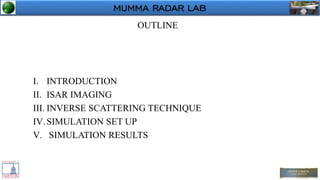 2015-06-17 FEKO Based ISAR Analysis for 3D Object Reconstruction | PDF