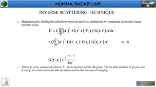 2015-06-17 FEKO Based ISAR Analysis for 3D Object Reconstruction | PDF