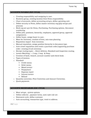 Oracle Apps R12 financials | DOC