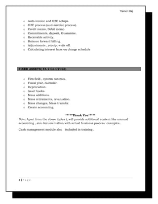 Oracle Apps R12 financials | DOC