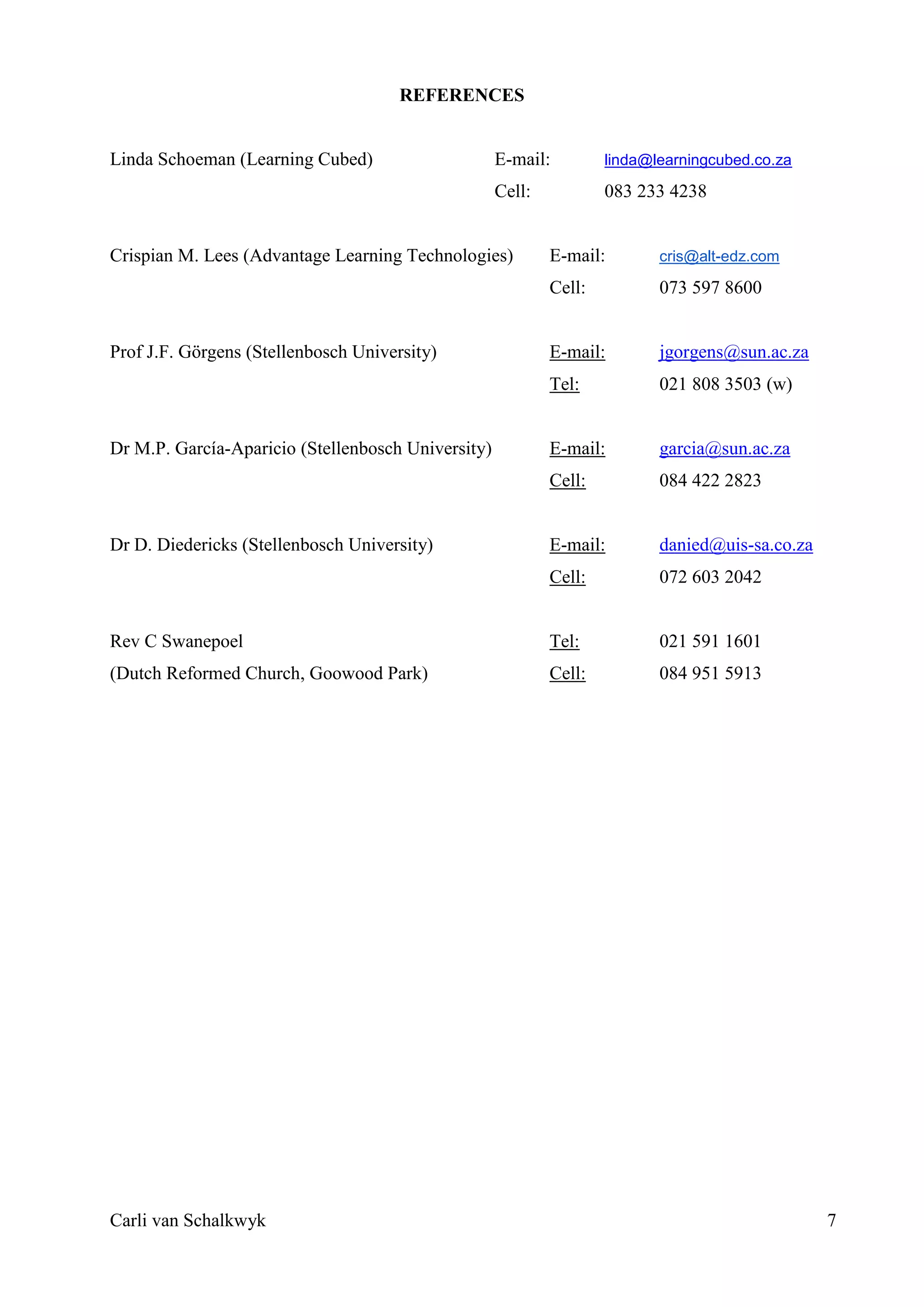 Curriculum Vitae | PDF