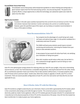 Retrofit Analysis and Recommendation Report | PDF