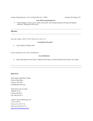 jami resume1 | PDF