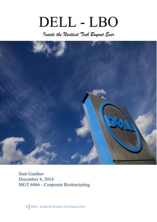 DELL Leverage Buyout - Writing Sample | PDF