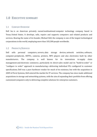 DELL Leverage Buyout - Writing Sample | PDF