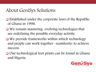 GeniSys Airwatch presentation | PPT