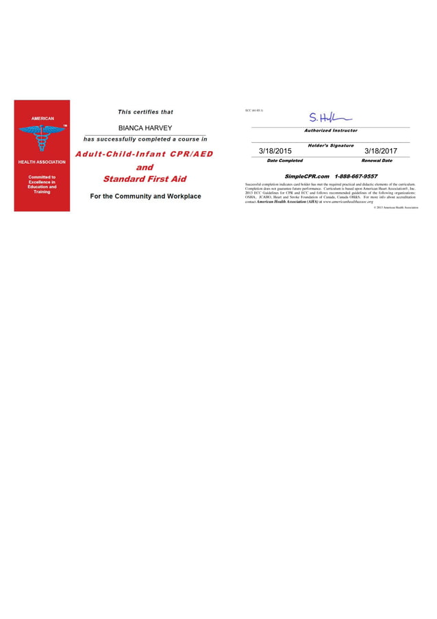 cpr certification | PDF