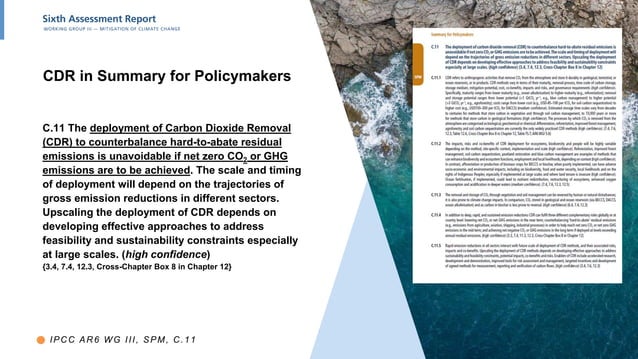 CDR methods and their role in mitigation strategies | PPT